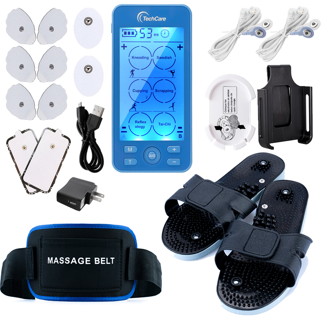 TechCare Plus 24 Tens Unit + Belt + Shoe — TechCare Massager